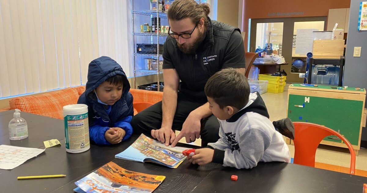 Reading with Team Jaime | Friends of the Children - Seattle
